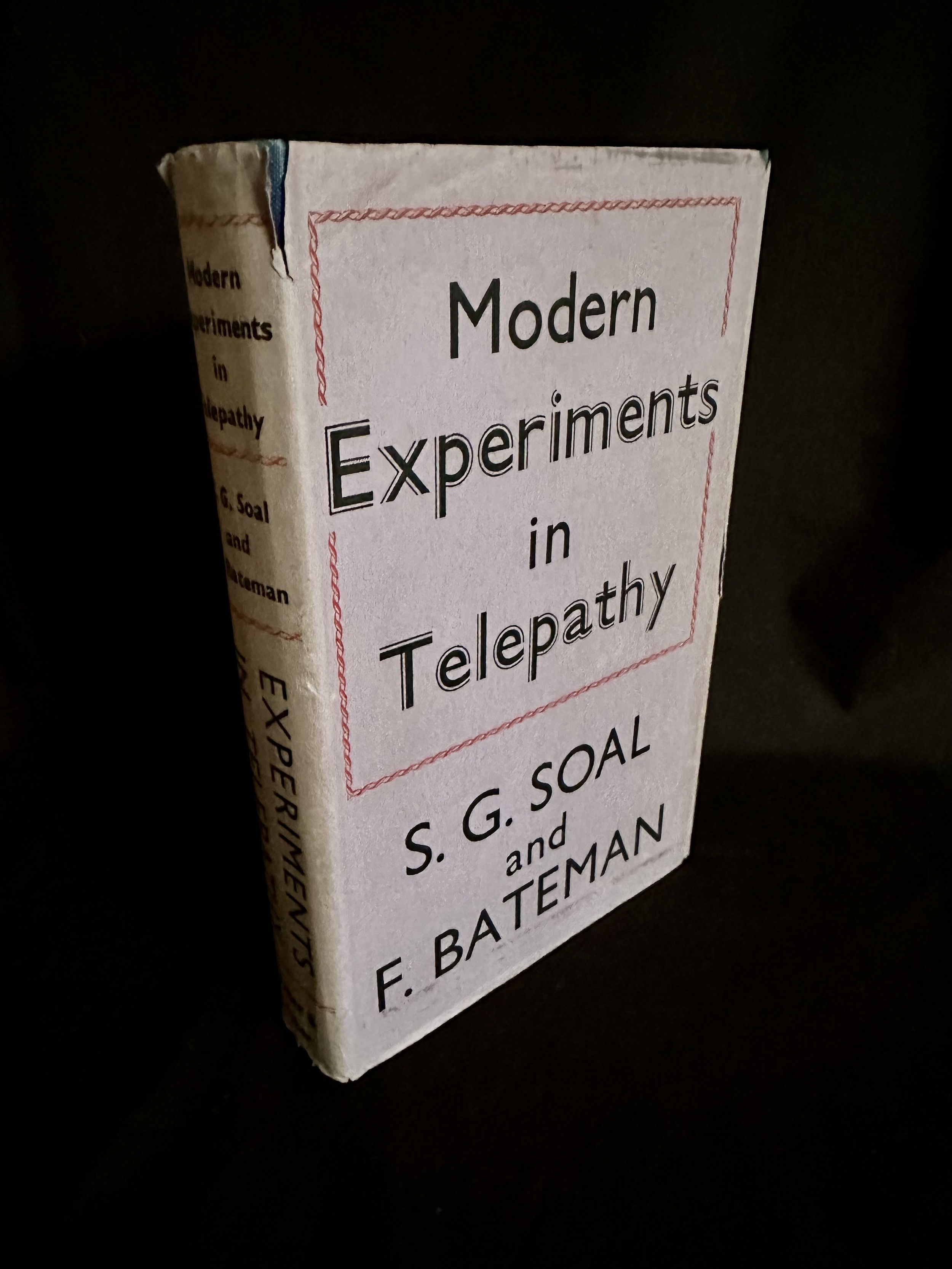 Modern Experiments in Telepathy by Soal, S G & Bateman, F | Hardback ...
