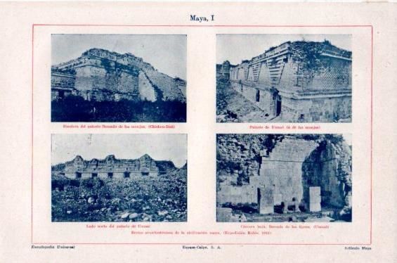 LAMINA V41598: Restos de la civilizacion maya hallados por la ...