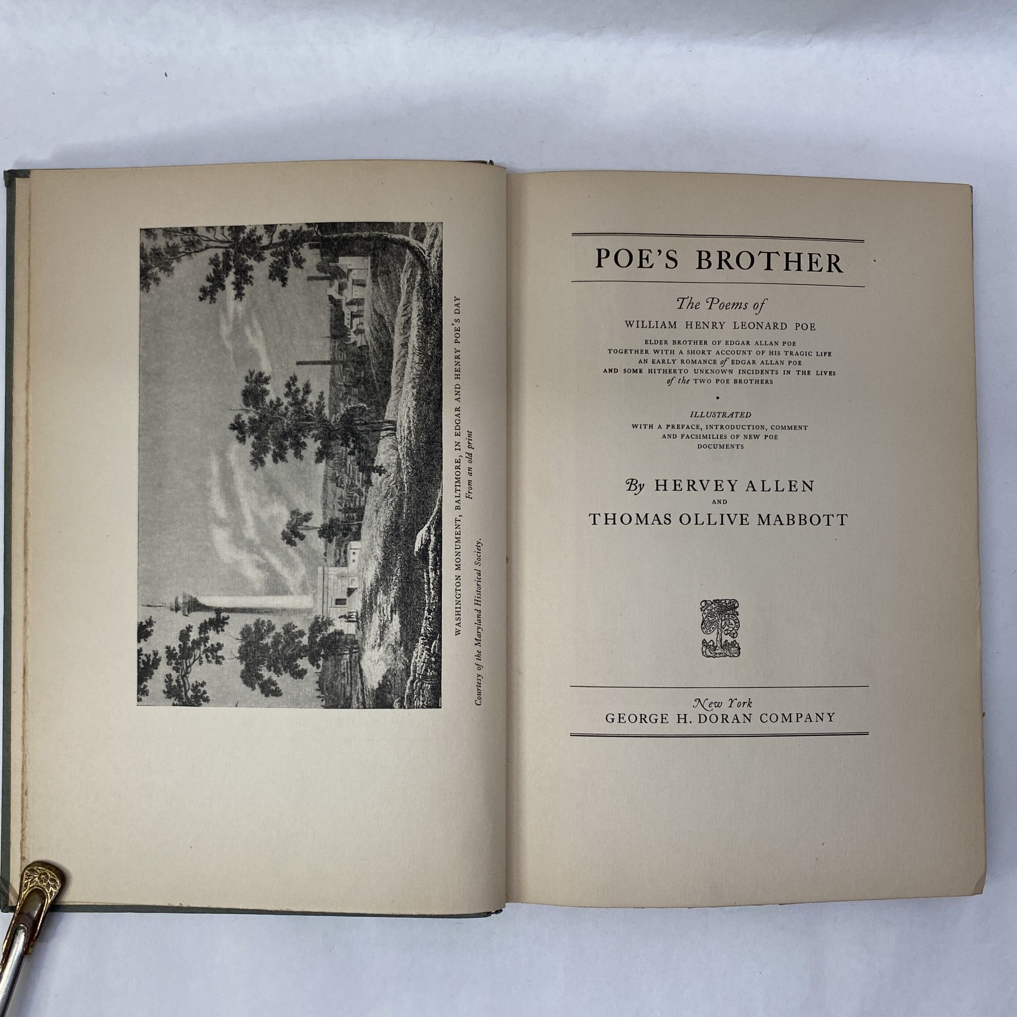POE'S BROTHER: THE POEMS OF WILLIAM HENRY LEONARD POE by Poe, William ...
