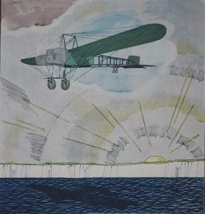 Flights. Unforgettable Exploits of the Air, Drawings by Frank Lemon by ...