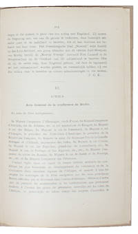 Acte Général de la conférence de Berlin. - [THE GENERAL ACT OF THE ...