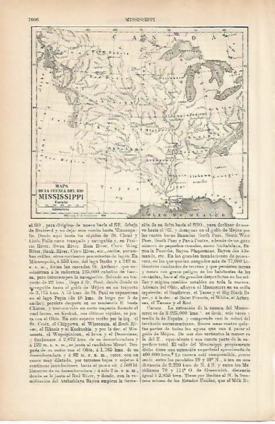 Río Mississippi Mapa