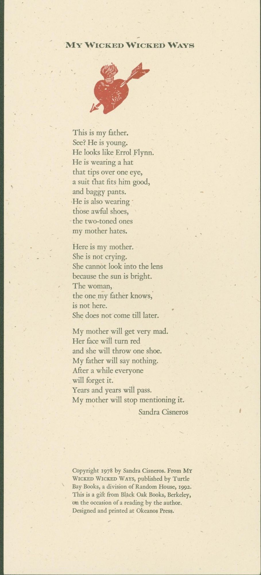 Loose Women Sandra Cisneros