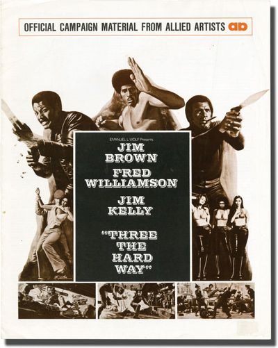 Three the Hard Way (Original Film Pressbook) by Parks, Jr., Gordon ...