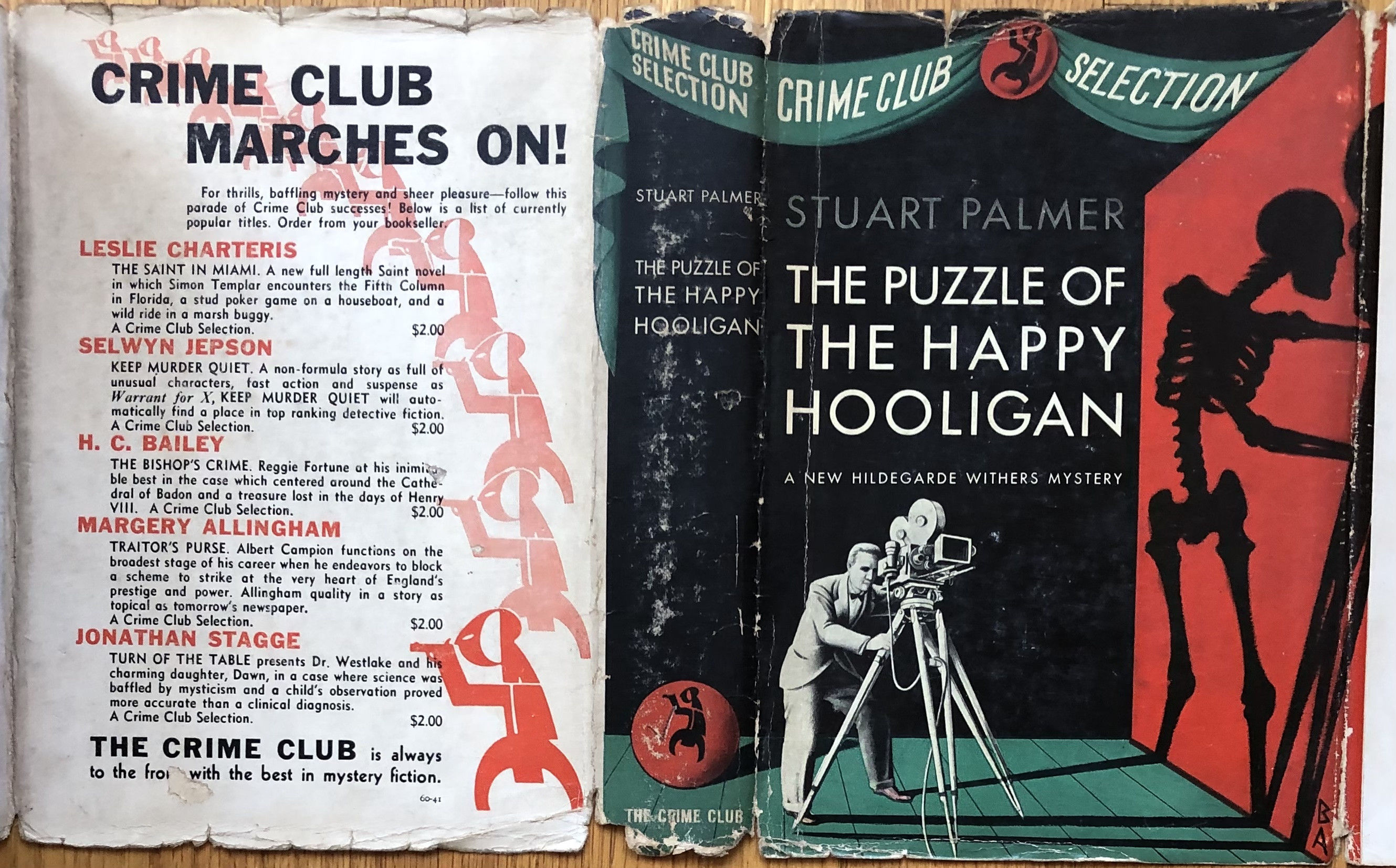 The Puzzle of the Happy Hooligan by Stuart Palmer | 1941 | Doubleday ...