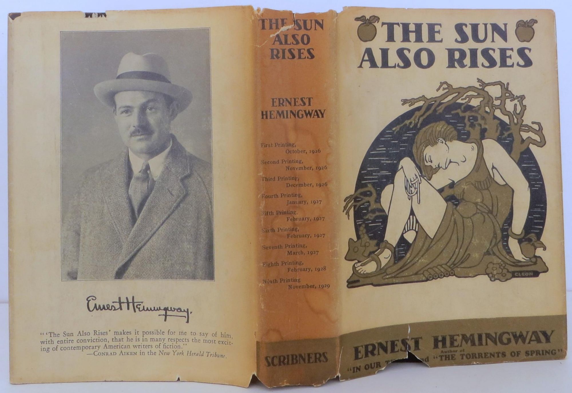 The Sun Also Rises by Hemingway, Ernest | Hardcover | 1929 | Scribners ...