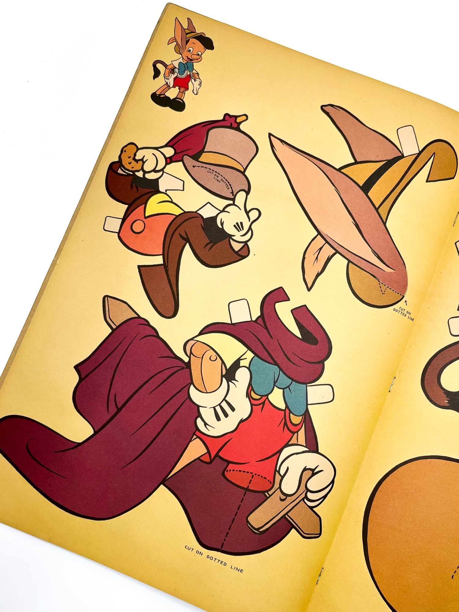 WALT DISNEY'S PINOCCHIO DOLL CUT OUTS by Collodi, Carlo | 1939 ...