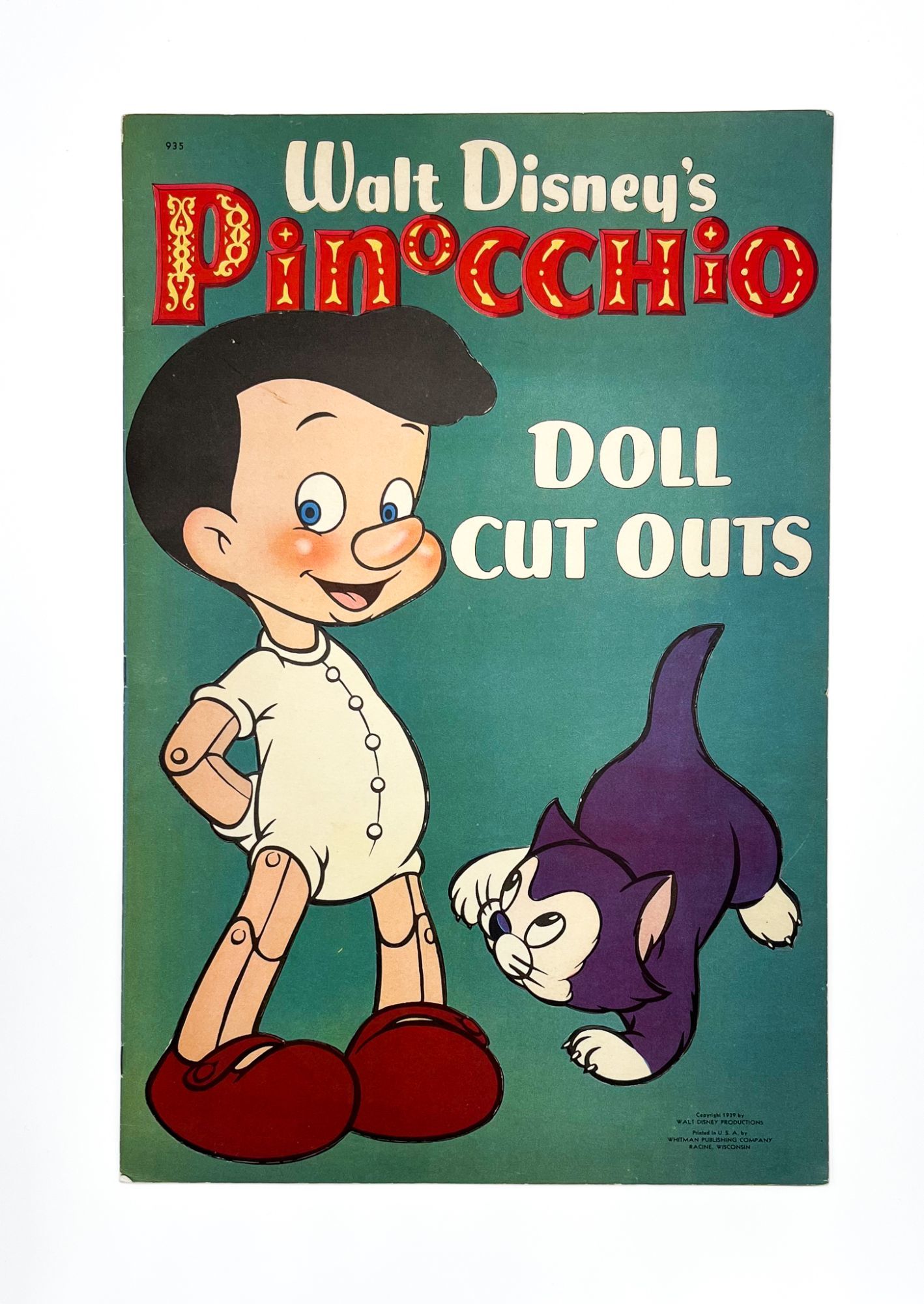 WALT DISNEY'S PINOCCHIO DOLL CUT OUTS by Collodi, Carlo | 1939 ...