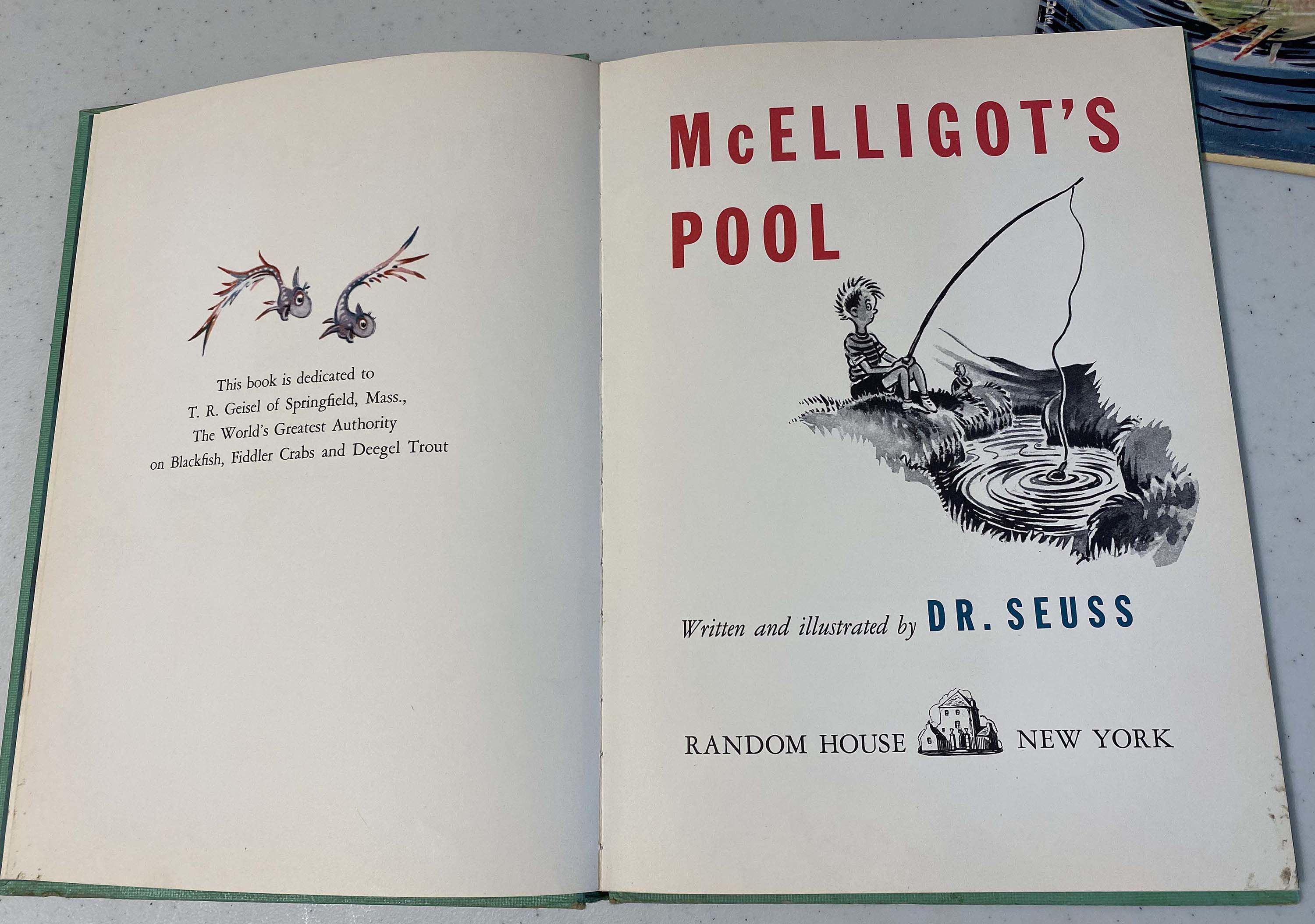 McElligot’s Pool by Dr Seuss | Hardcover | 1947 | Random House, New ...