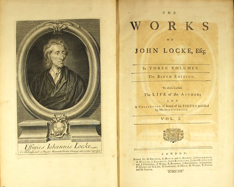 The works of John Locke Esq; in three volumes ... To which is added ...