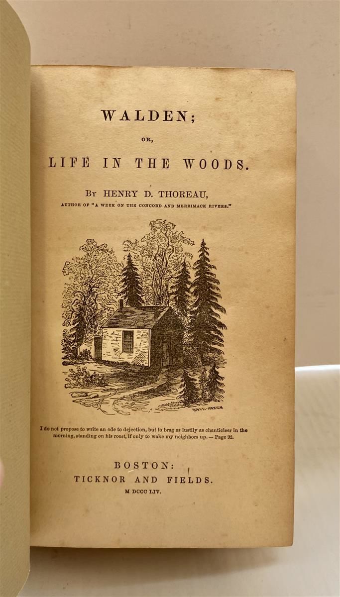 Walden: Or, Life in the Woods by THOREAU, Henry David | Hardcover ...