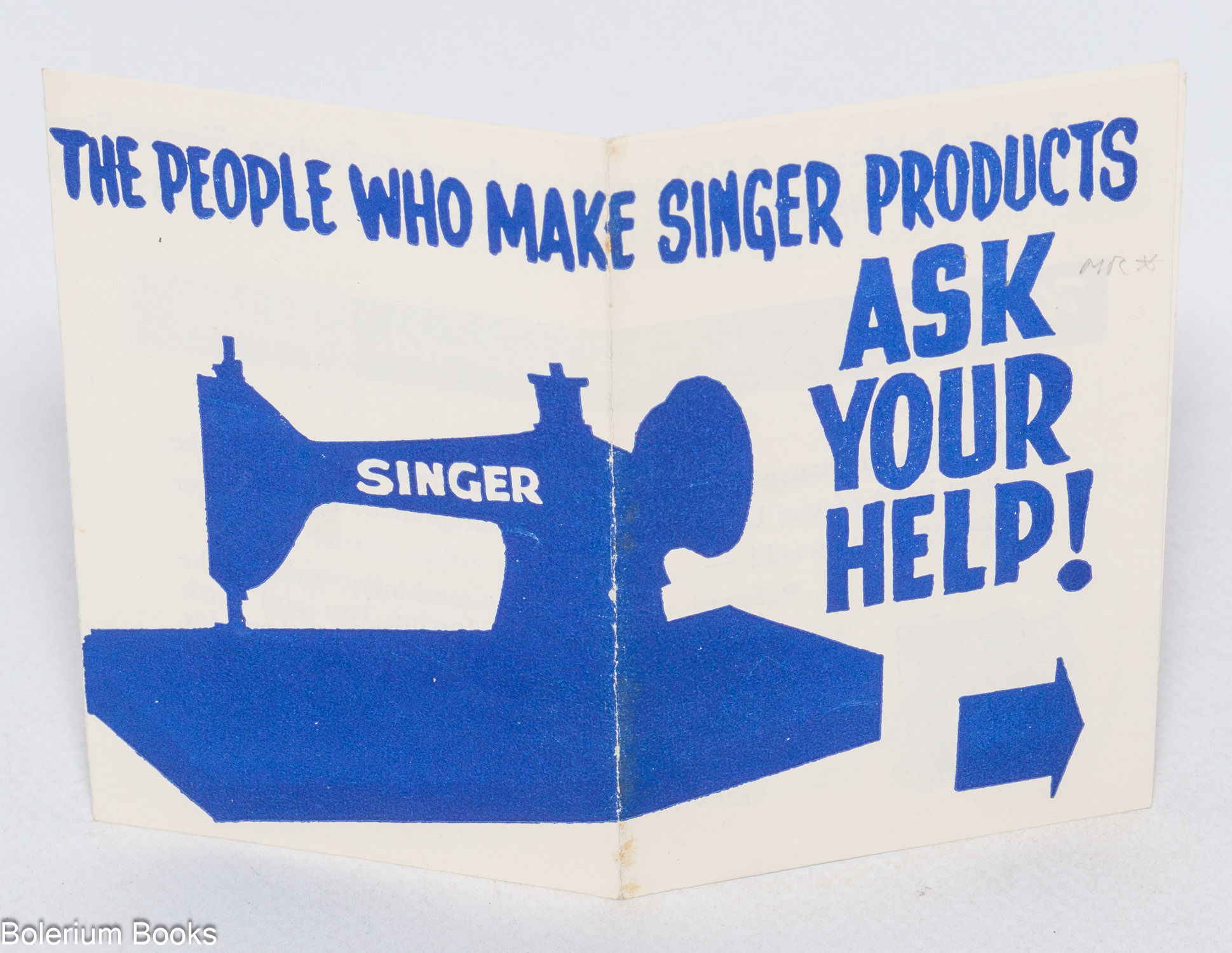 The People who make Singer products ask your help! by | Search for Rare Books | ABAA