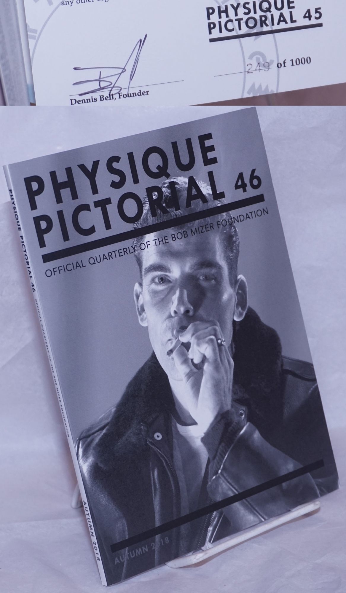 Physique Pictorial Official Quarterly Of The Bob Mizer Foundation 46 Autumn 2018 Signed