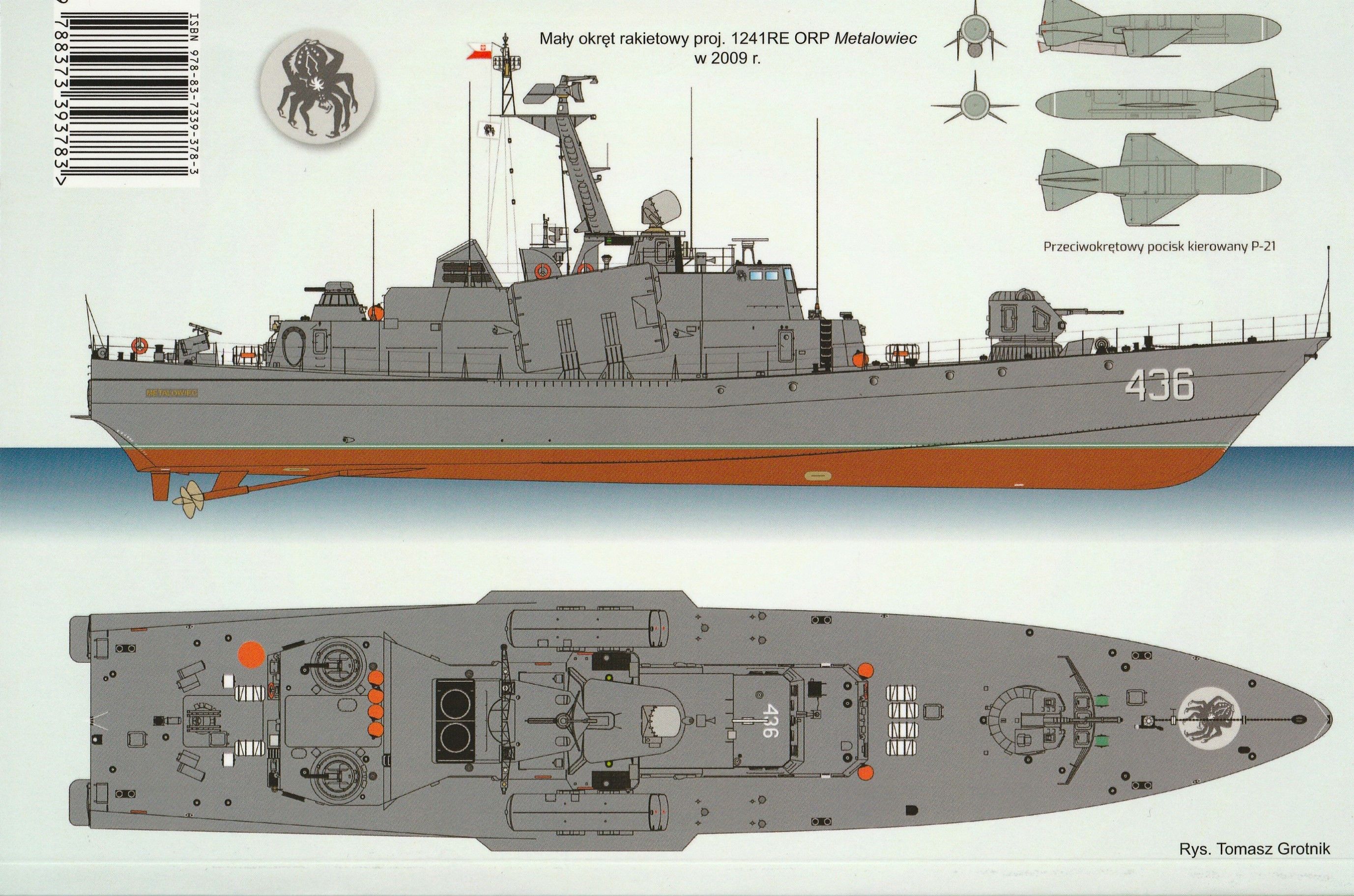 OKRETY RAKIETOWE PROJ. 1241RE TARANTUL ORP GORNIK, ORP HUTNIK, ORP ...