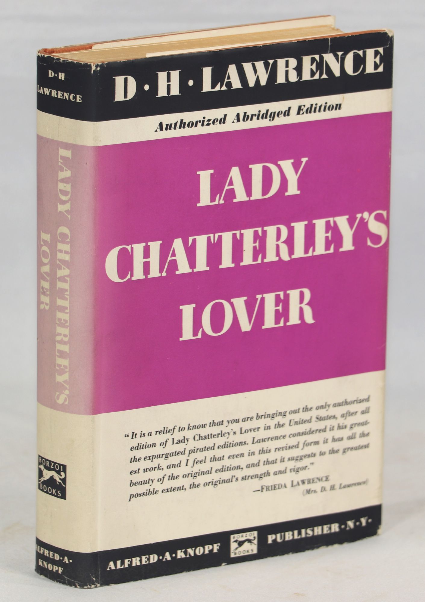 Lady Chatterley's Lover by Lawrence, D.H | Hardcover | 1932 | Alfred A ...