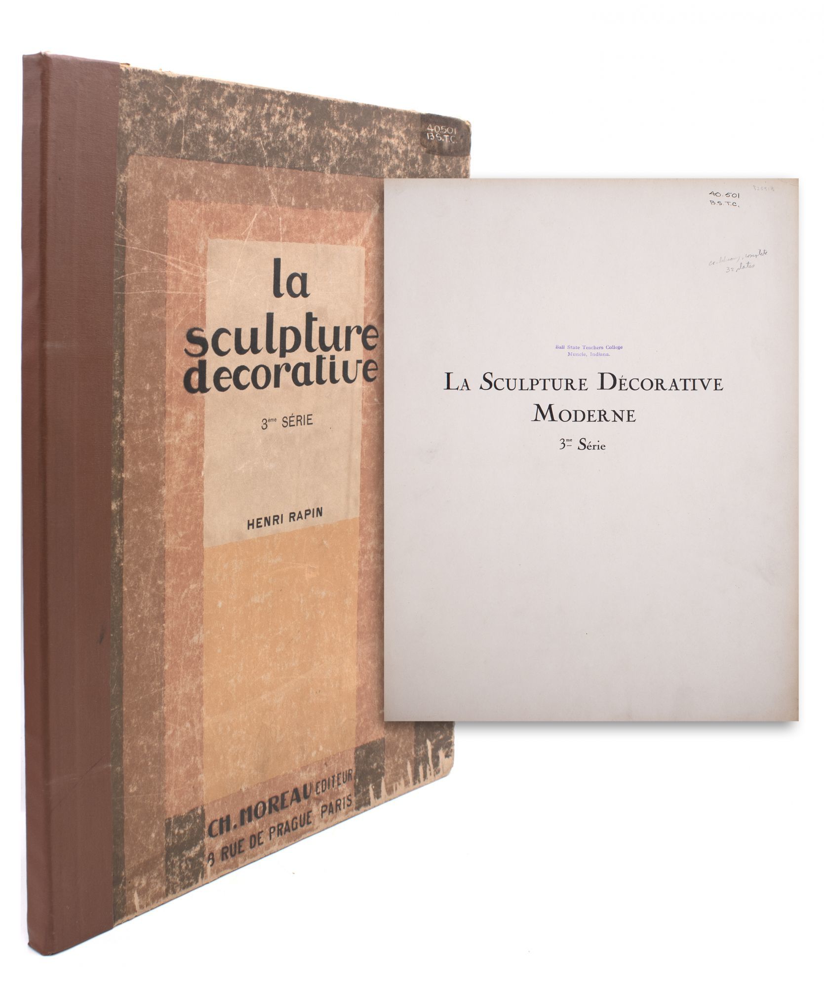 La sculpture decorative moderne, 1re, 2e, et 3e série by Rapin, Henri ...