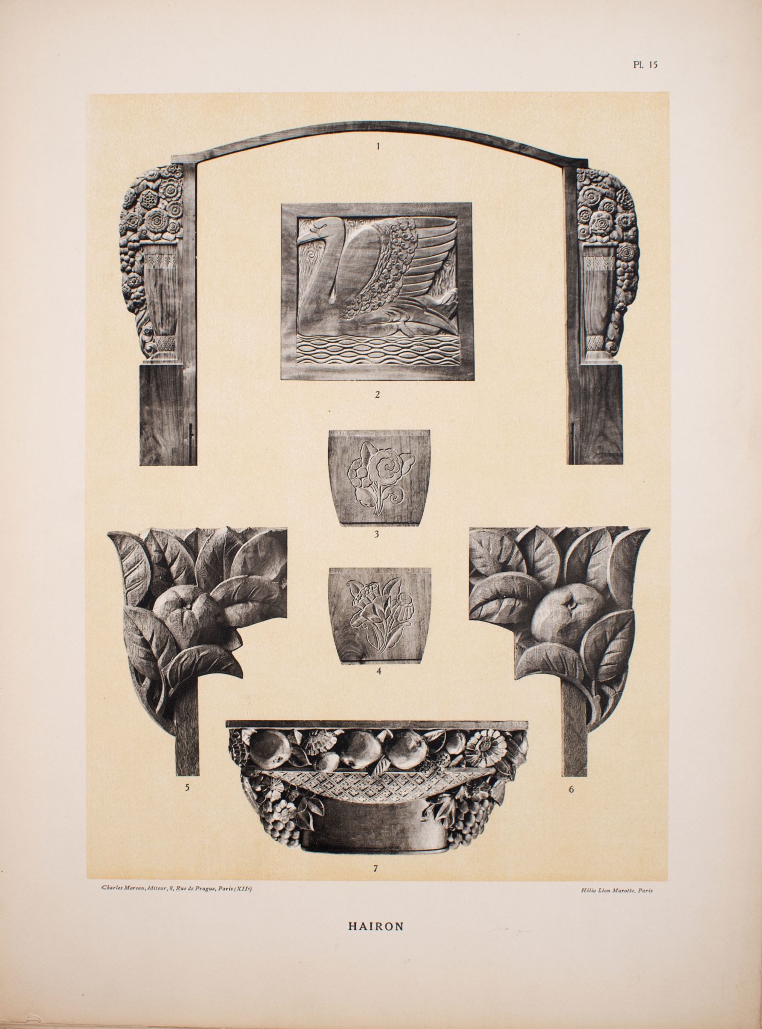 La sculpture decorative moderne, 1re, 2e, et 3e série by Rapin, Henri ...