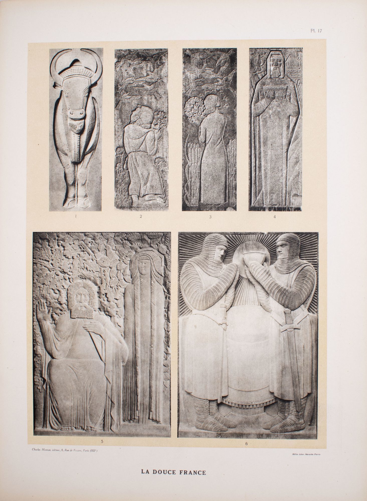 La sculpture decorative moderne, 1re, 2e, et 3e série by Rapin, Henri ...