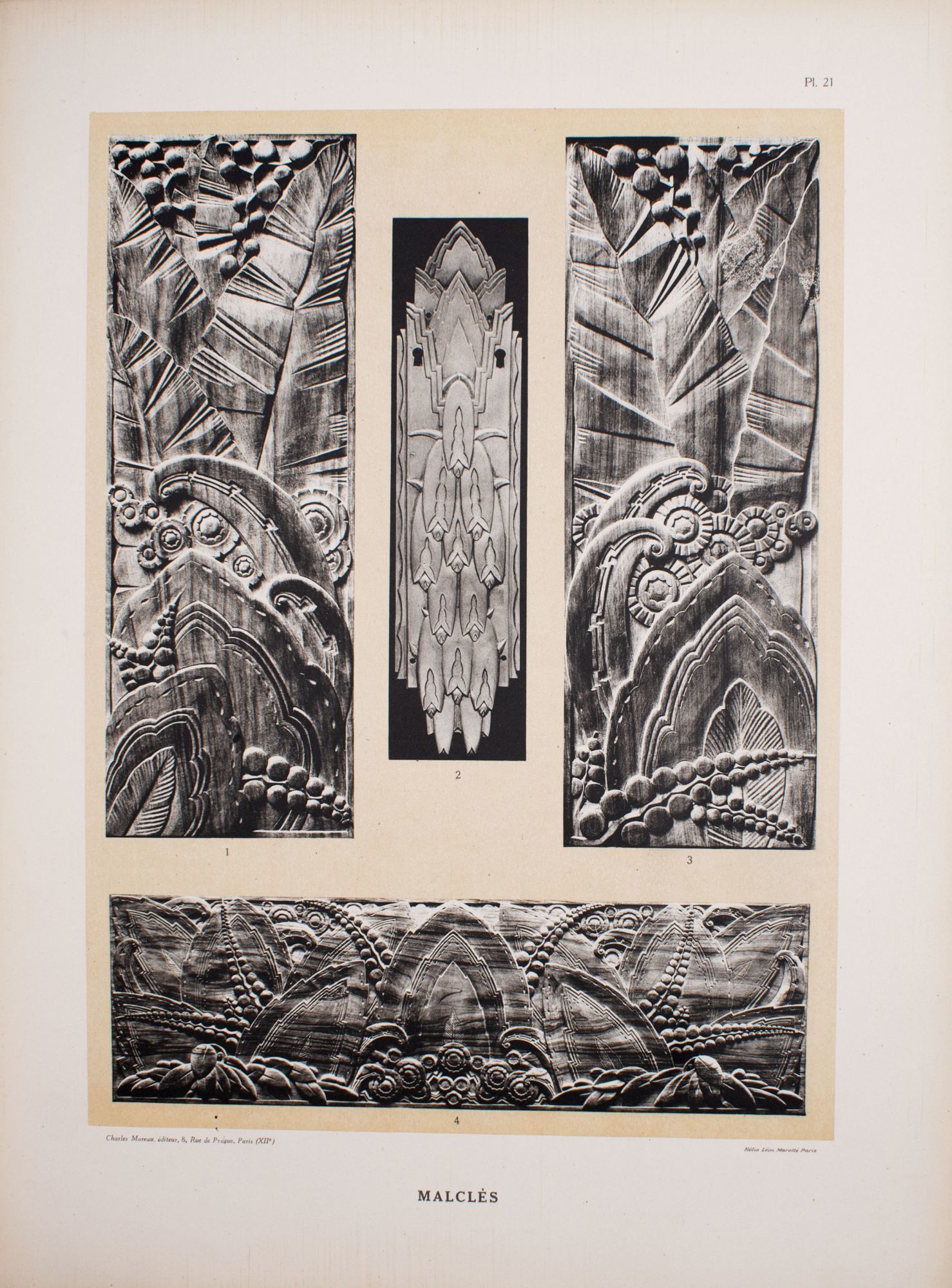 La sculpture decorative moderne, 1re, 2e, et 3e série by Rapin, Henri ...