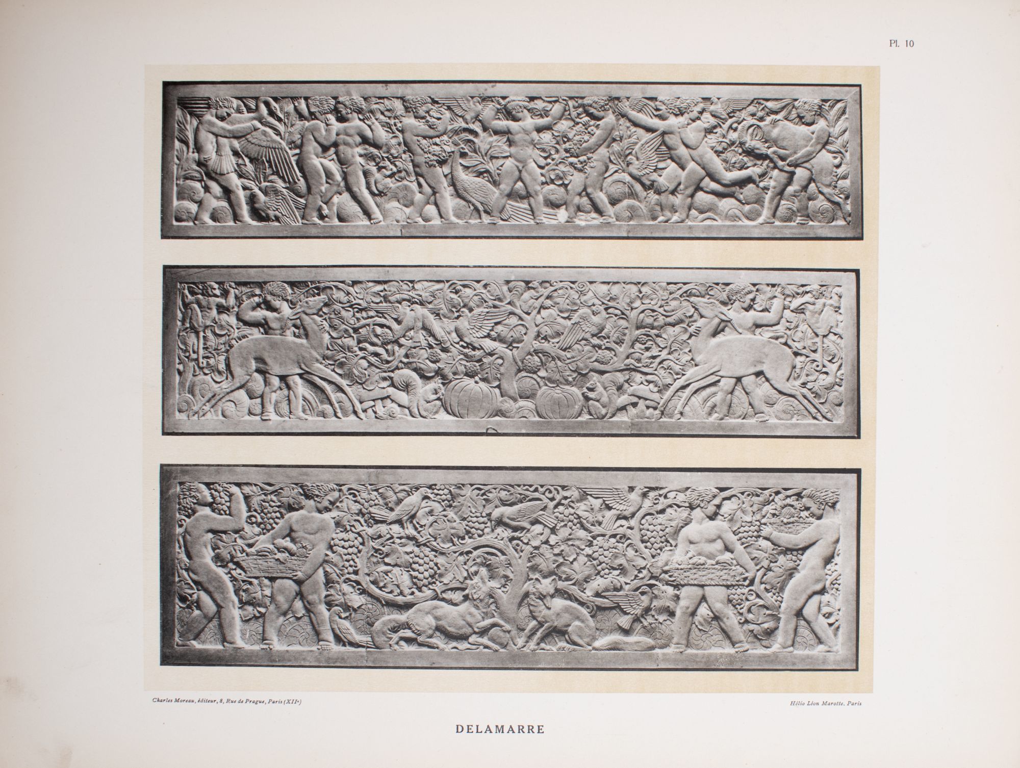 La sculpture decorative moderne, 1re, 2e, et 3e série by Rapin, Henri ...
