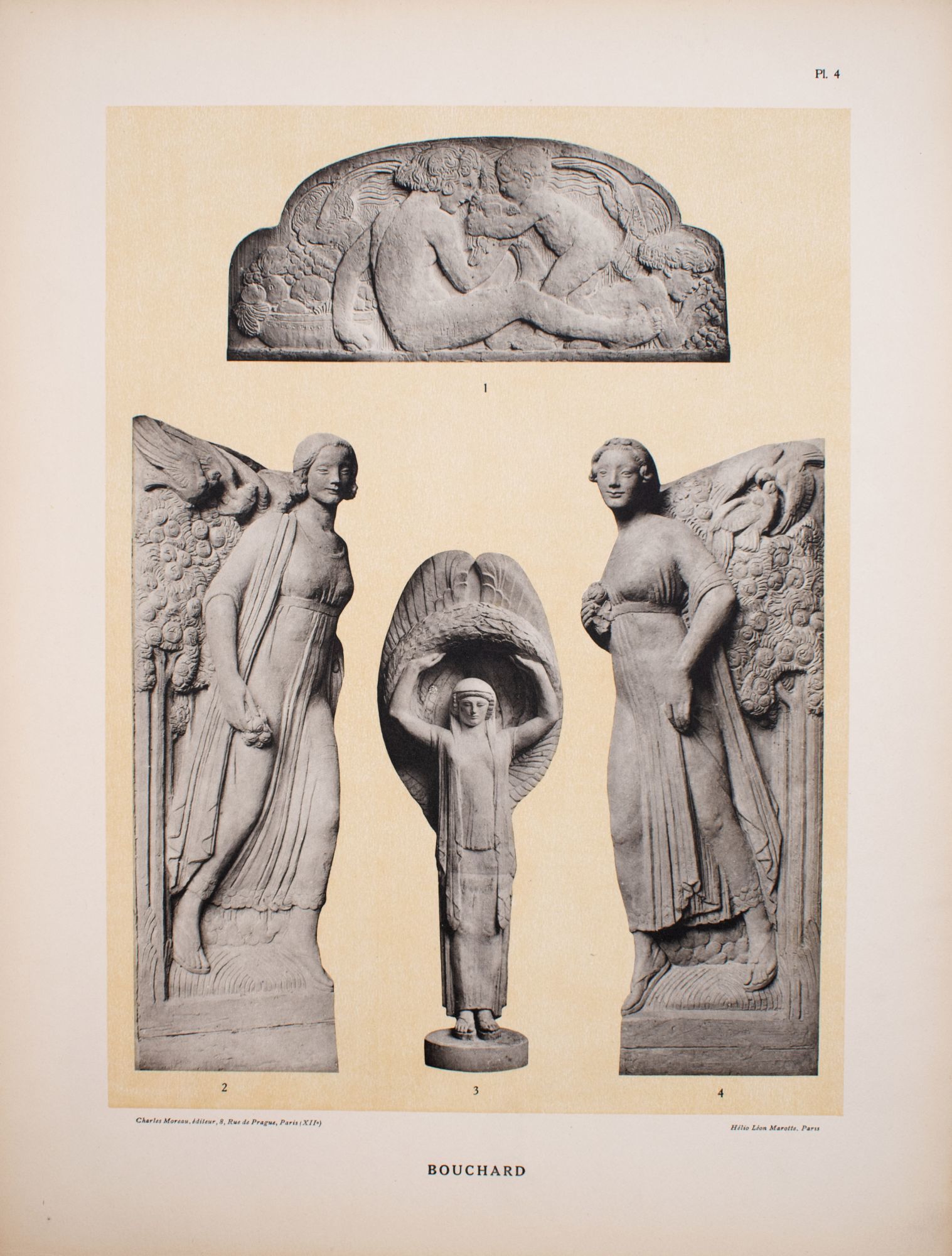 La sculpture decorative moderne, 1re, 2e, et 3e série by Rapin, Henri ...