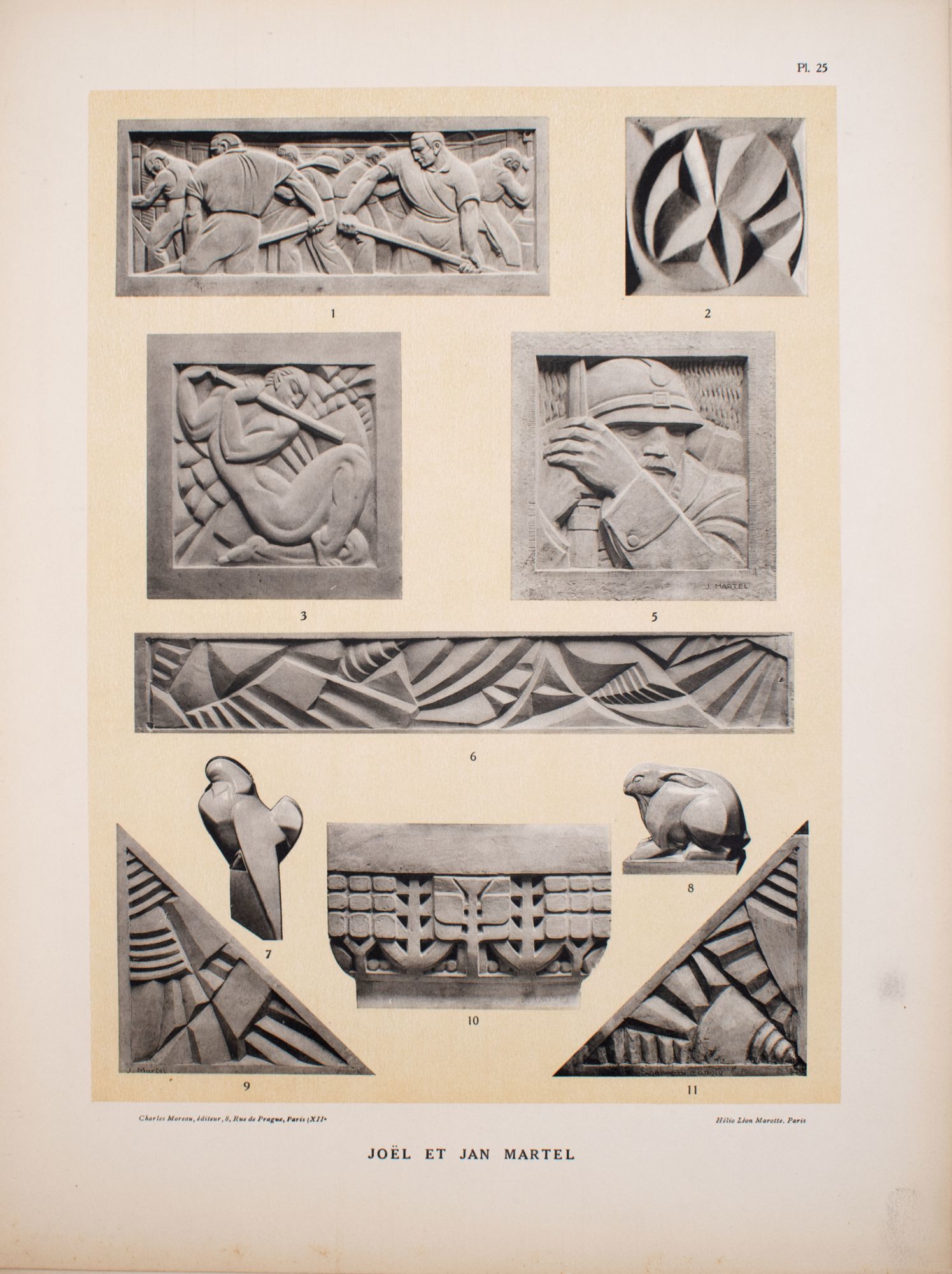 La sculpture decorative moderne, 1re, 2e, et 3e série by Rapin, Henri ...
