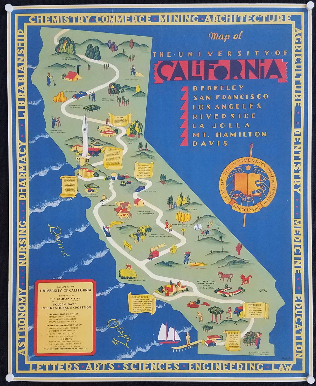 California College Map Campus Map Vanguard University Of Southern