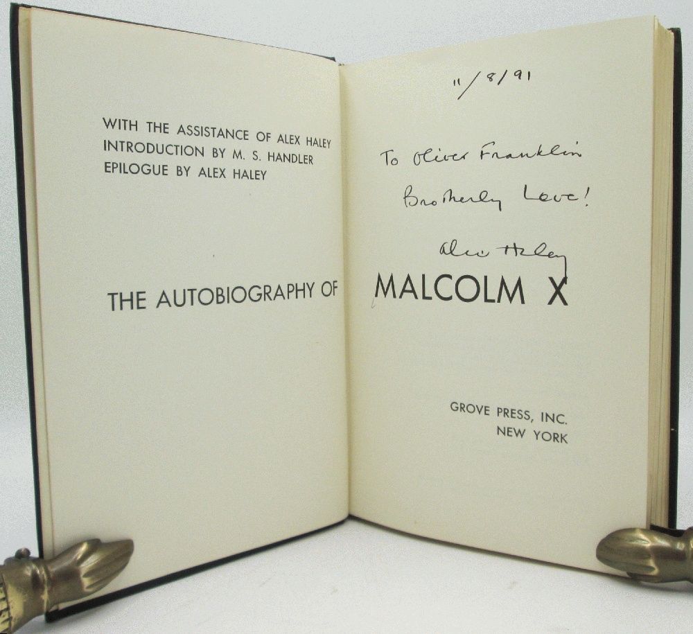 The Autobiography of Malcolm X: Alex Haley (Signed) by Malcolm X; Alex ...