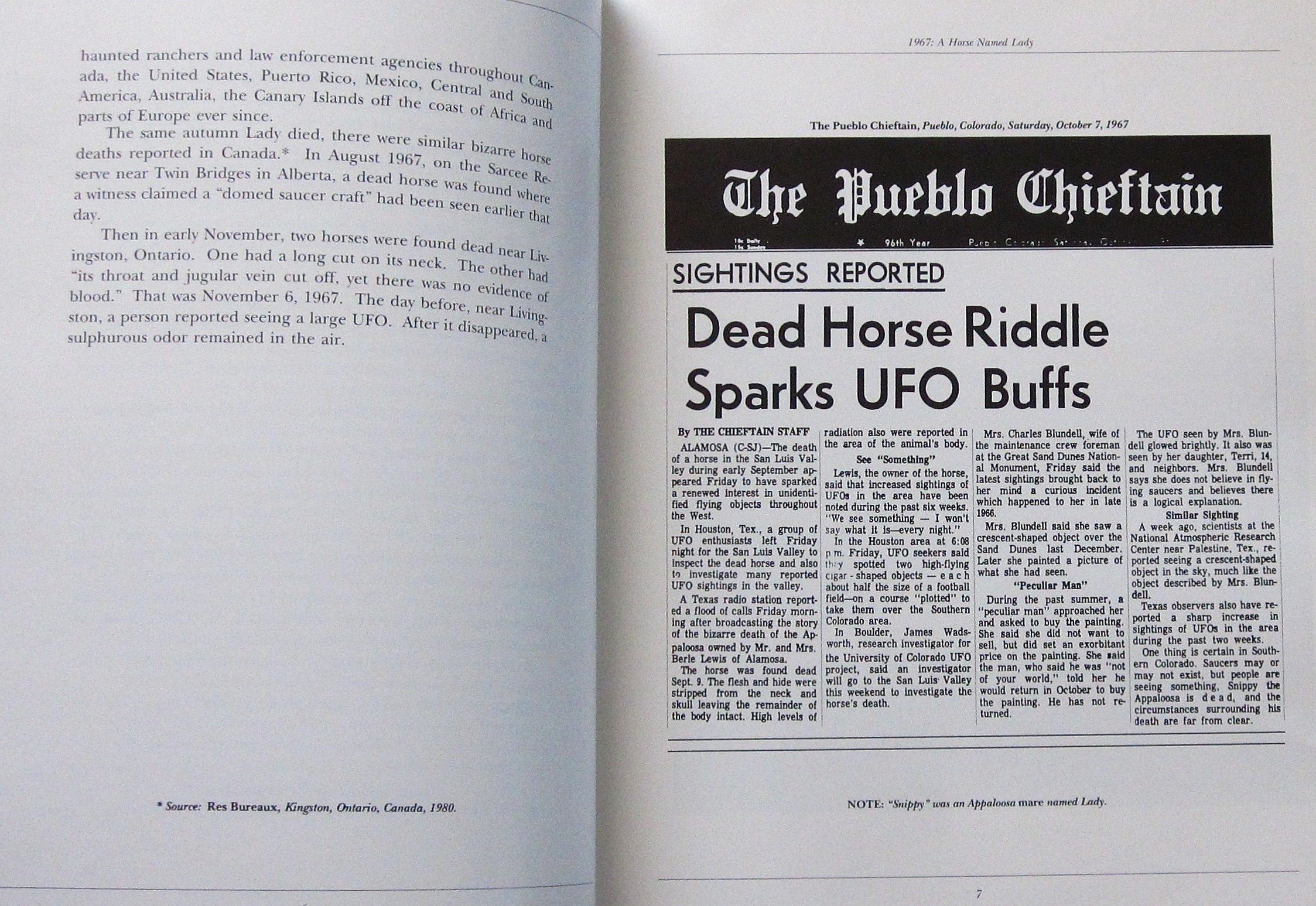 Alien Harvest: Further Evidence Linking Animal Mutilations and Human ...