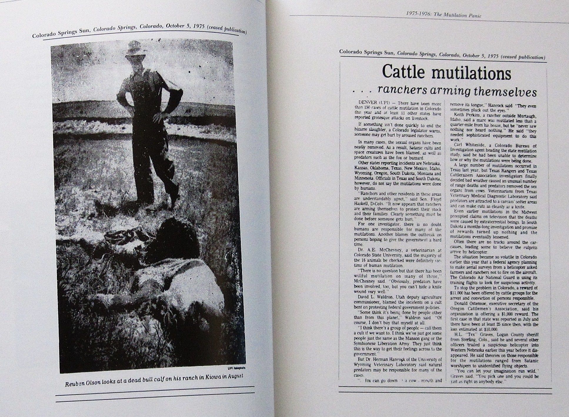 Alien Harvest: Further Evidence Linking Animal Mutilations and Human ...