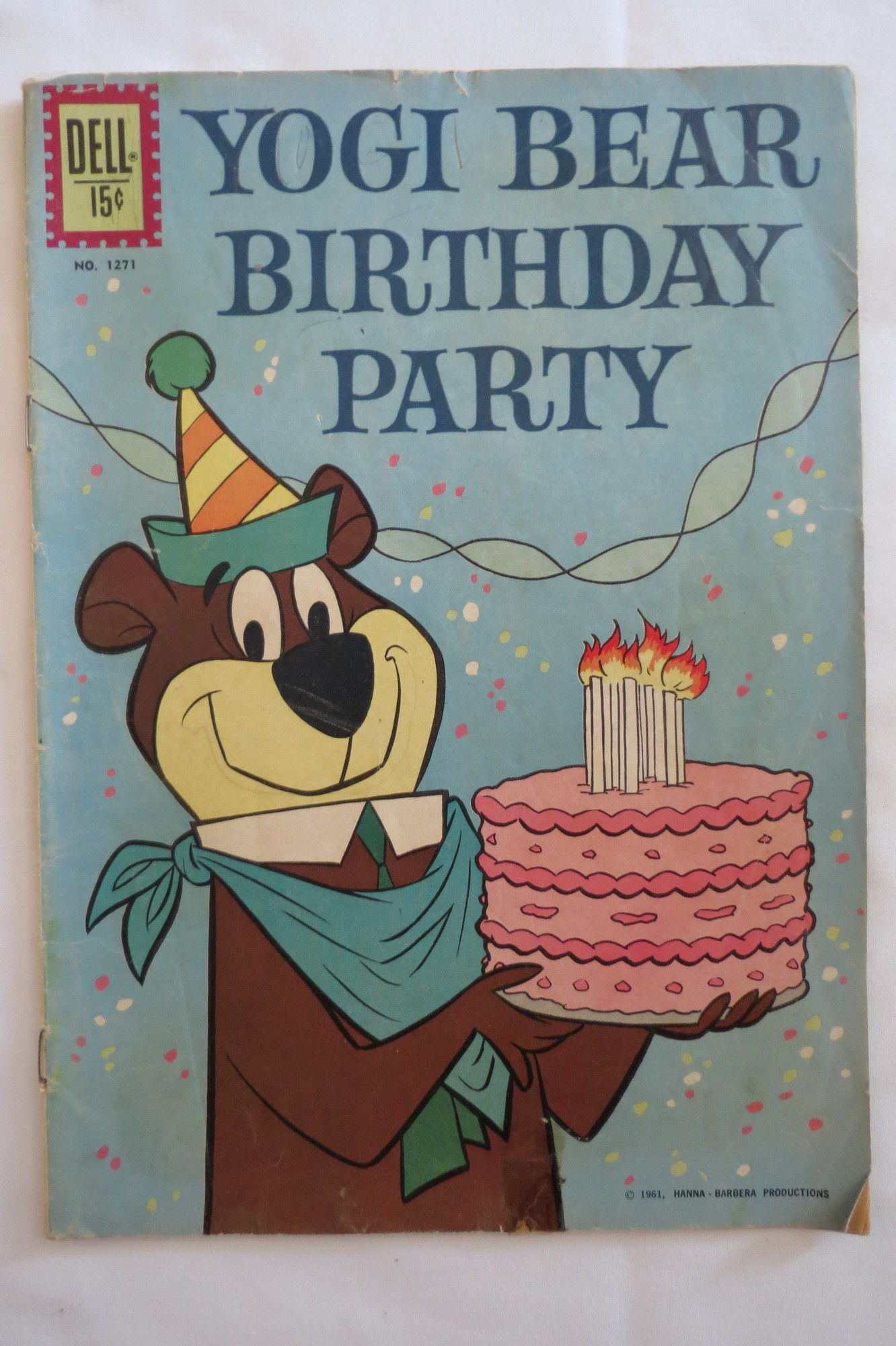 YOGI BEAR BIRTHDAY PARTY, NO. 1271 COMIC BOOK Stapled wraps | 1961 ...