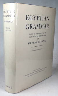 egyptian grammar being an introduction to by gardiner sir alan - Biblio.com