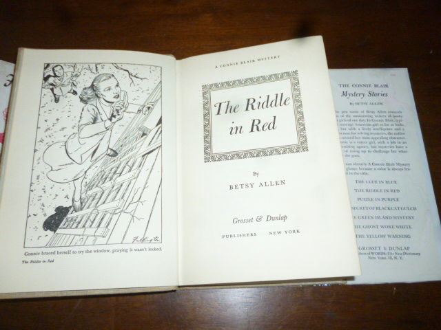 The Riddle in Red (A Connie Blair Mystery) by Allen, Betsy (Cavanaugh ...