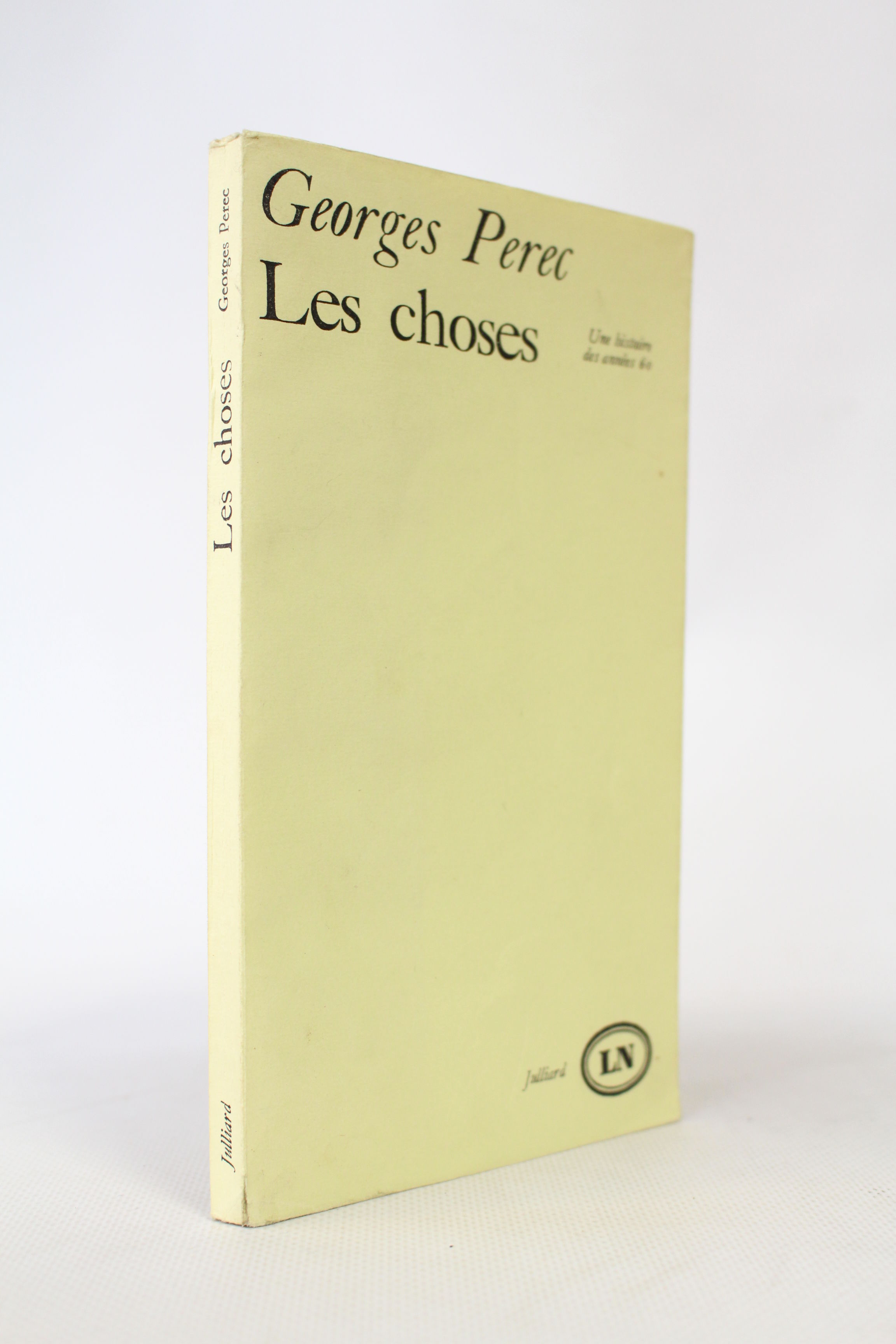 Les choses by PEREC Georges | | 1965 | Julliard | Biblio