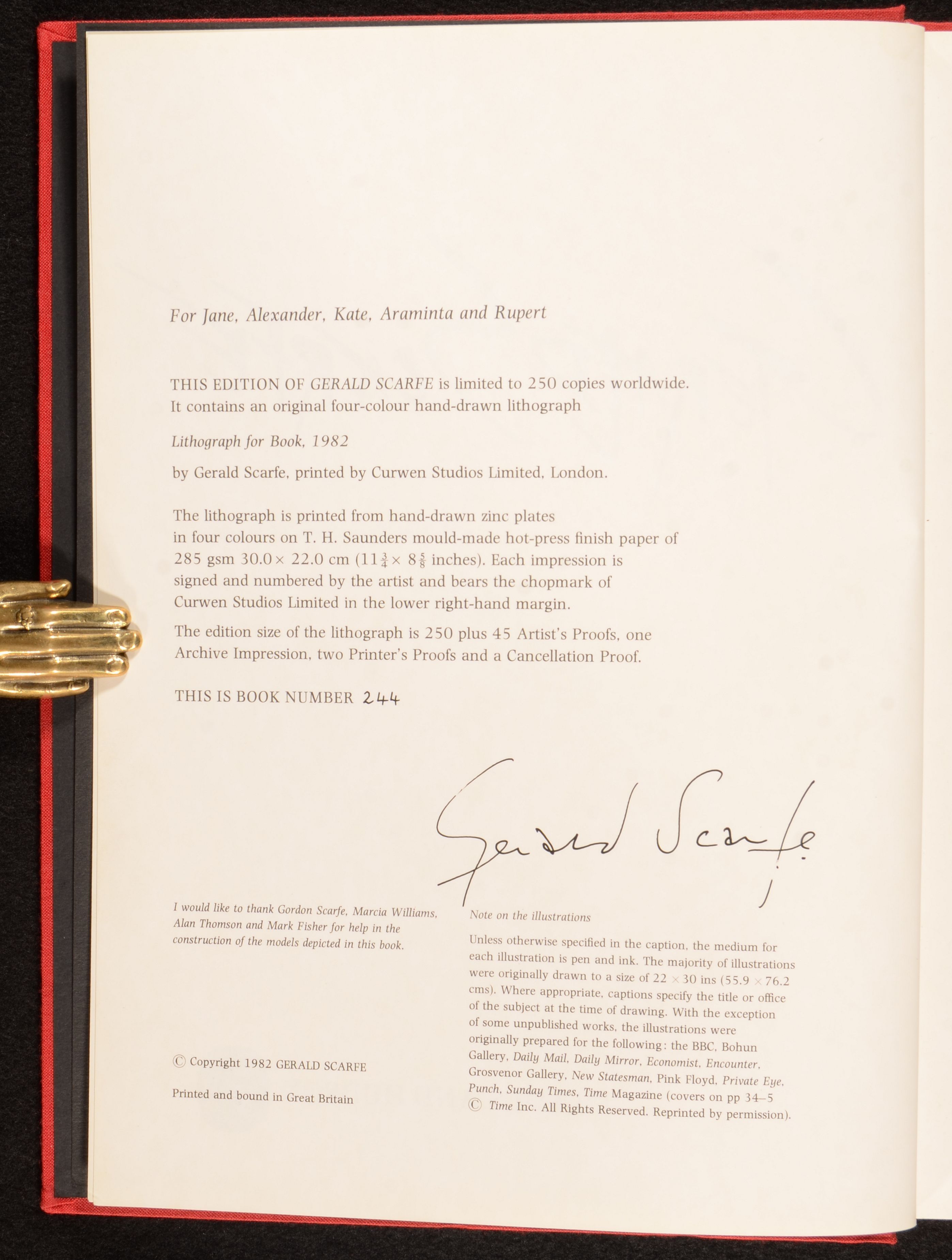 BIBLIO | Gerald Scarfe by Gerald Scarfe | Cloth | 1982 | Thames and Hudson