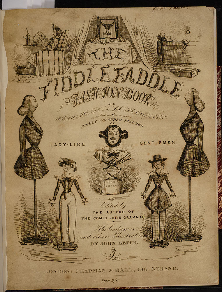 Fiddle Faddle Fashion Book, The by [LEECH, John, illustrator]; LEIGH ...