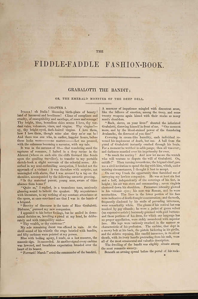 Fiddle Faddle Fashion Book, The by [LEECH, John, illustrator]; LEIGH ...