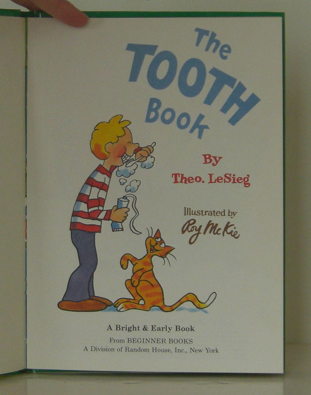 The Tooth Book by Seuss, Dr | Hardcover | 1981 | Random House | Biblio