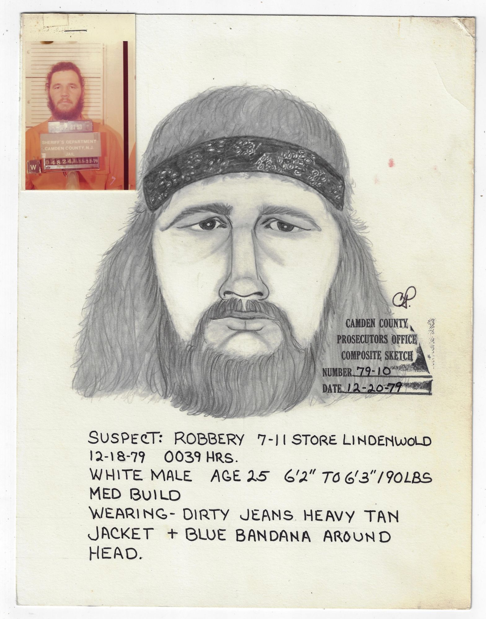 Archive of a Police Sketch Artist Working in Camden County, New Jersey ...