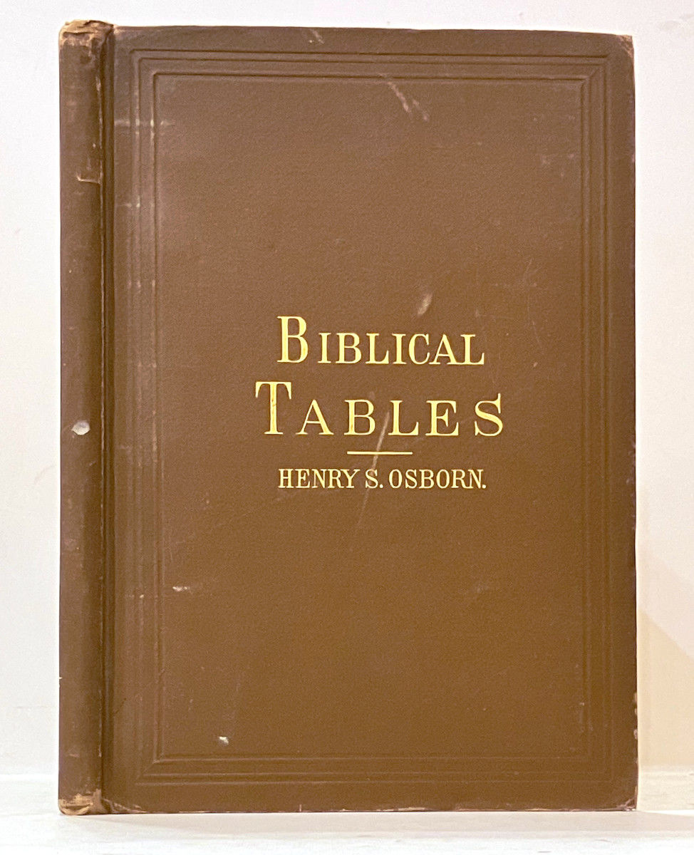 Biblical Tables An Epitome Of Various Important Statistics Of The ...