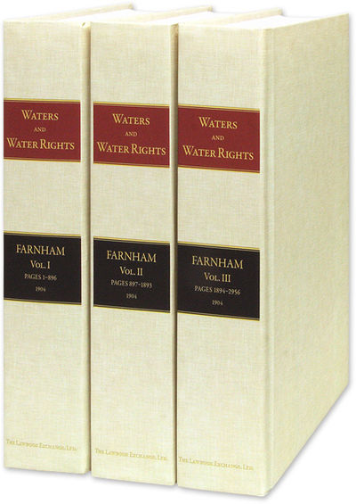 The Law of Waters and Water Rights: International, National, State.. by ...