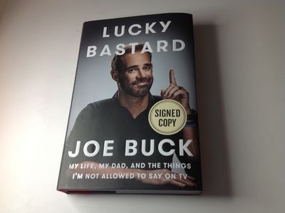Lucky Bastard -Signed by Joe Buck, with Michael Rosenberg | 9 3/8 x 6 1 ...