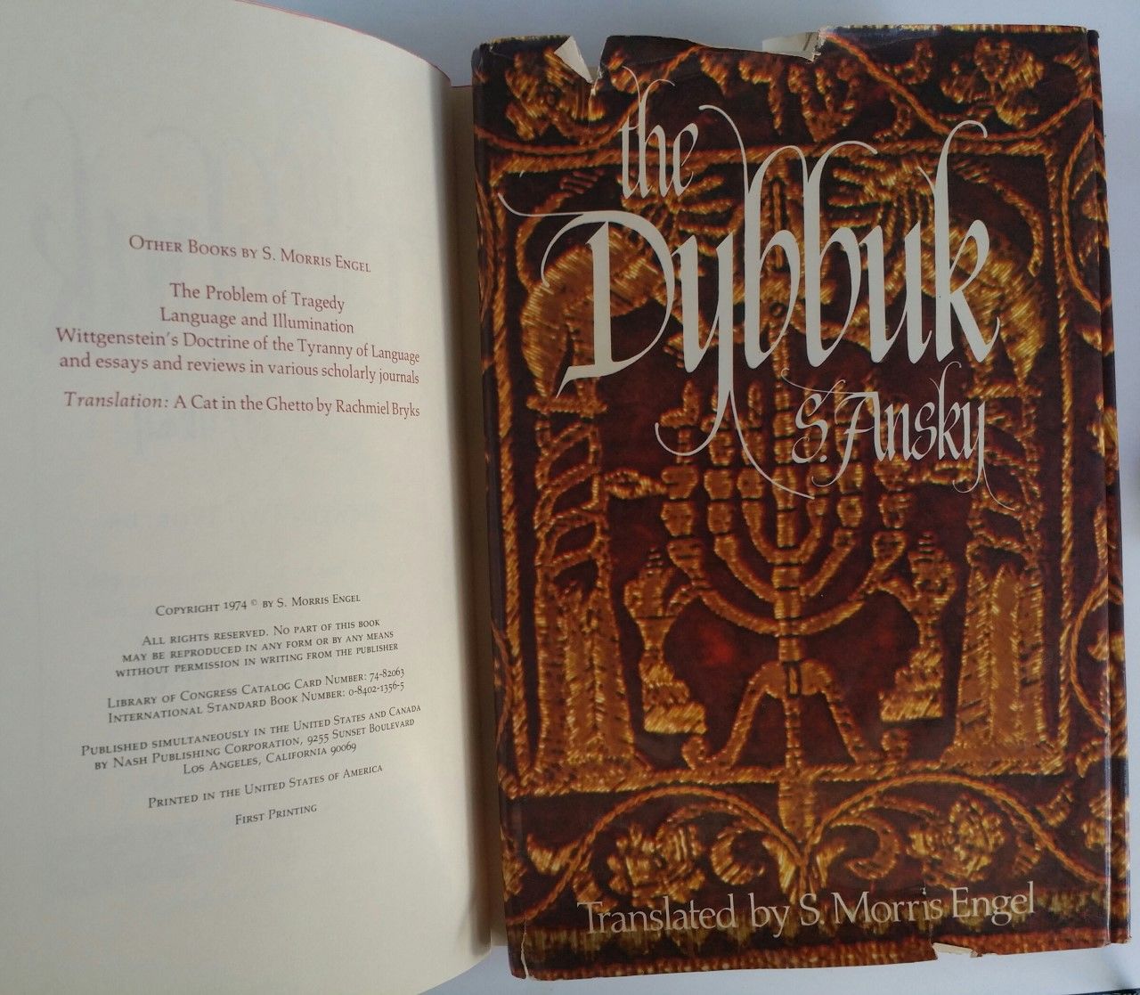 The Dybbuk by S. Ansky | | | Nash Publishers | Biblio