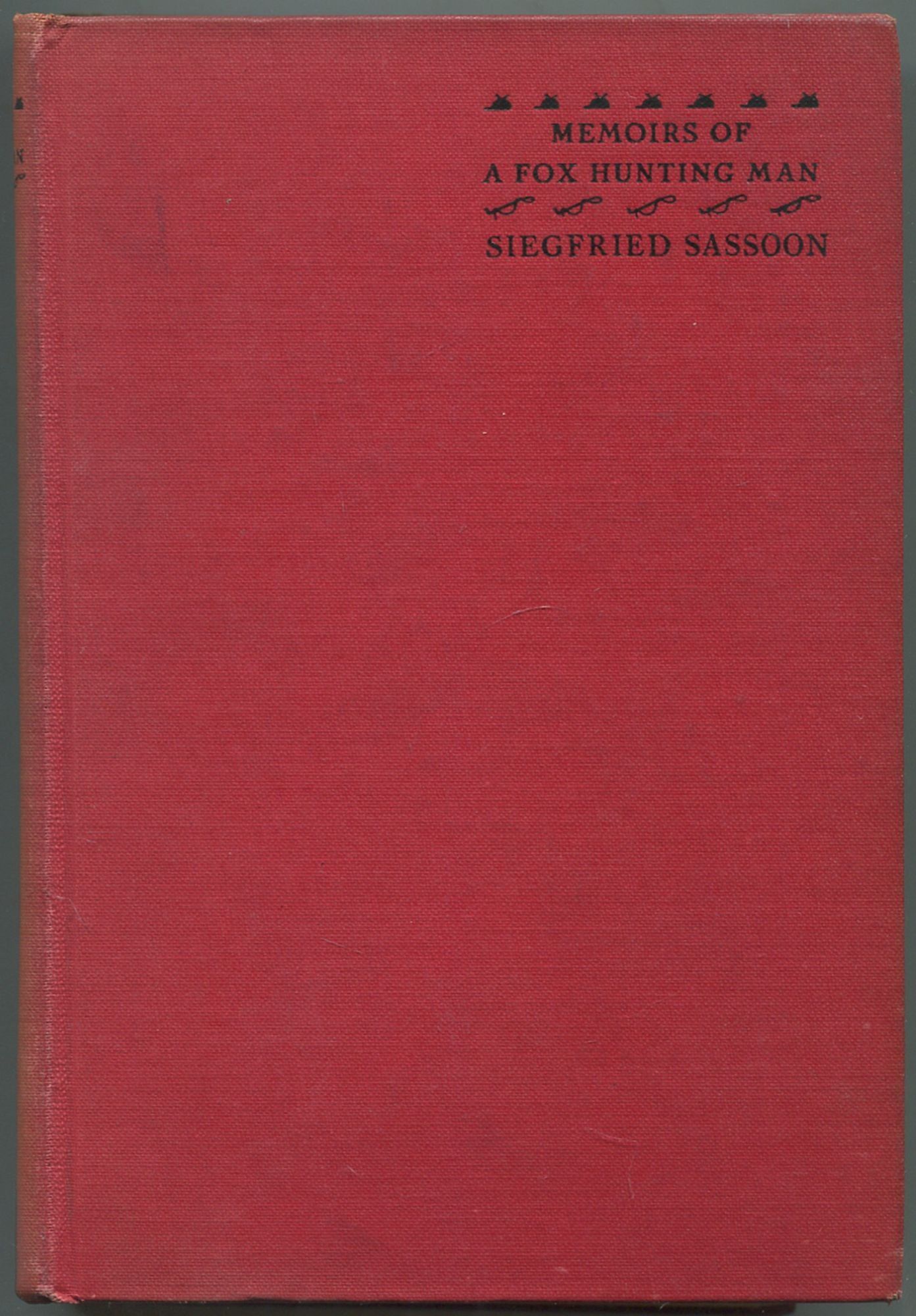 Memoirs of a Fox-Hunting Man by SASSOON, Siegfried | Search for Rare ...