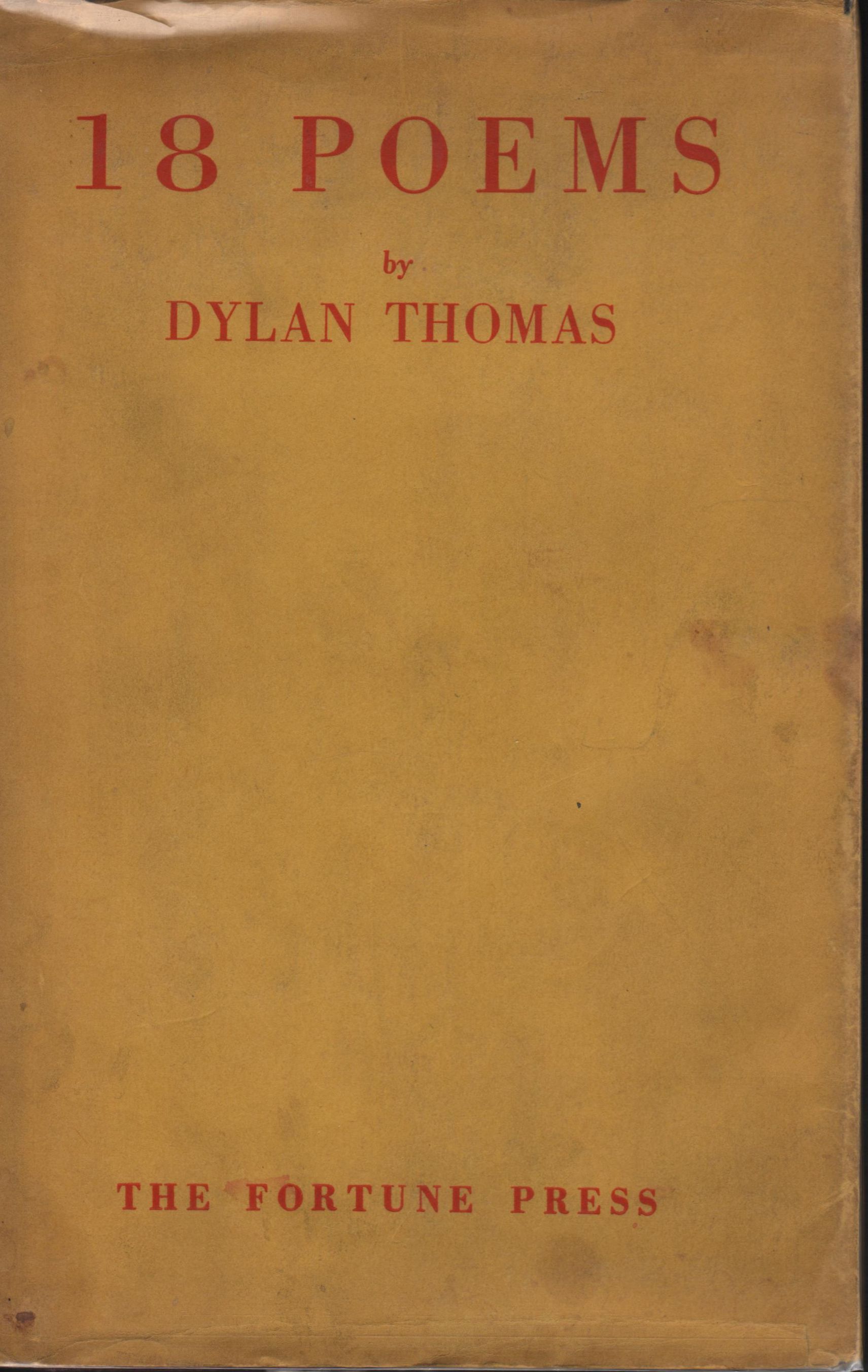 Dylan Thomas 18 Poems