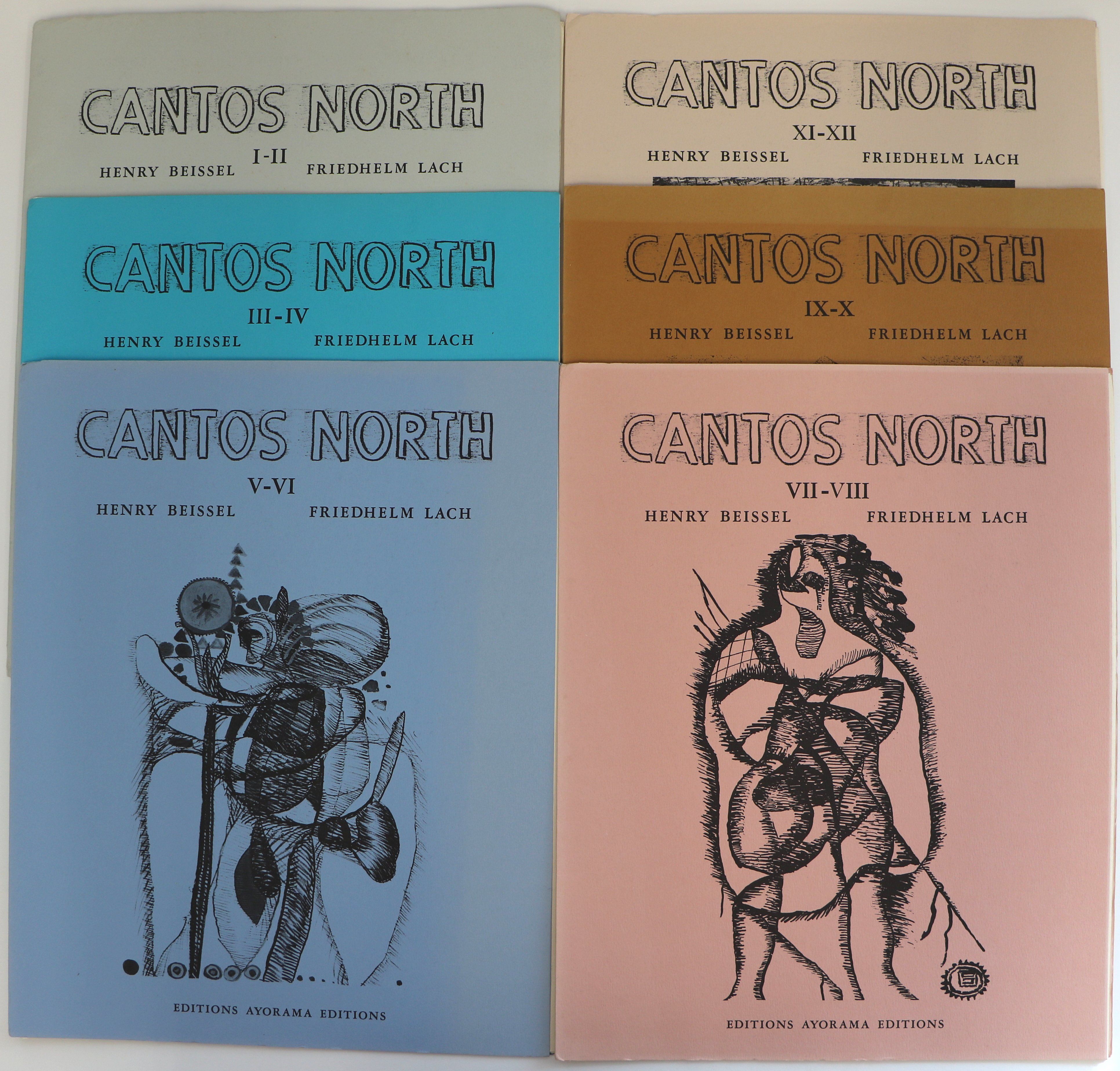 Cantos North I-XII (6 volumes) by Beissel, Henry [poems by]; Lach ...