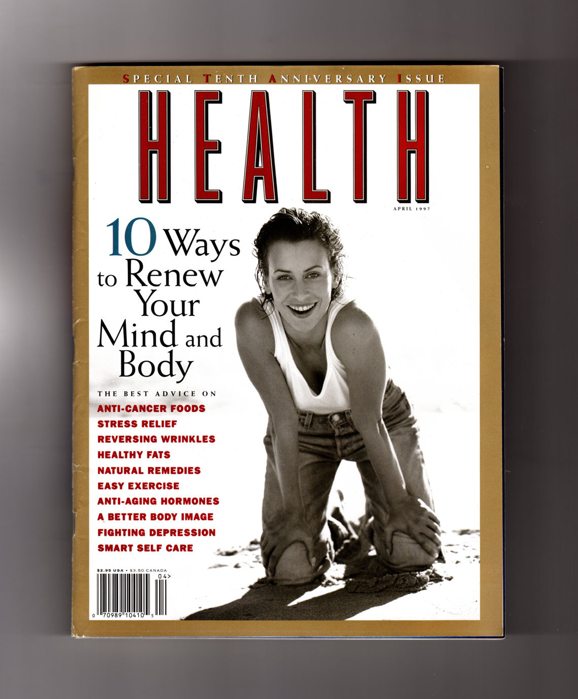 Health Magazine - April, 1997. Maja Kiener Cover. Anti-Cancer Foods ...