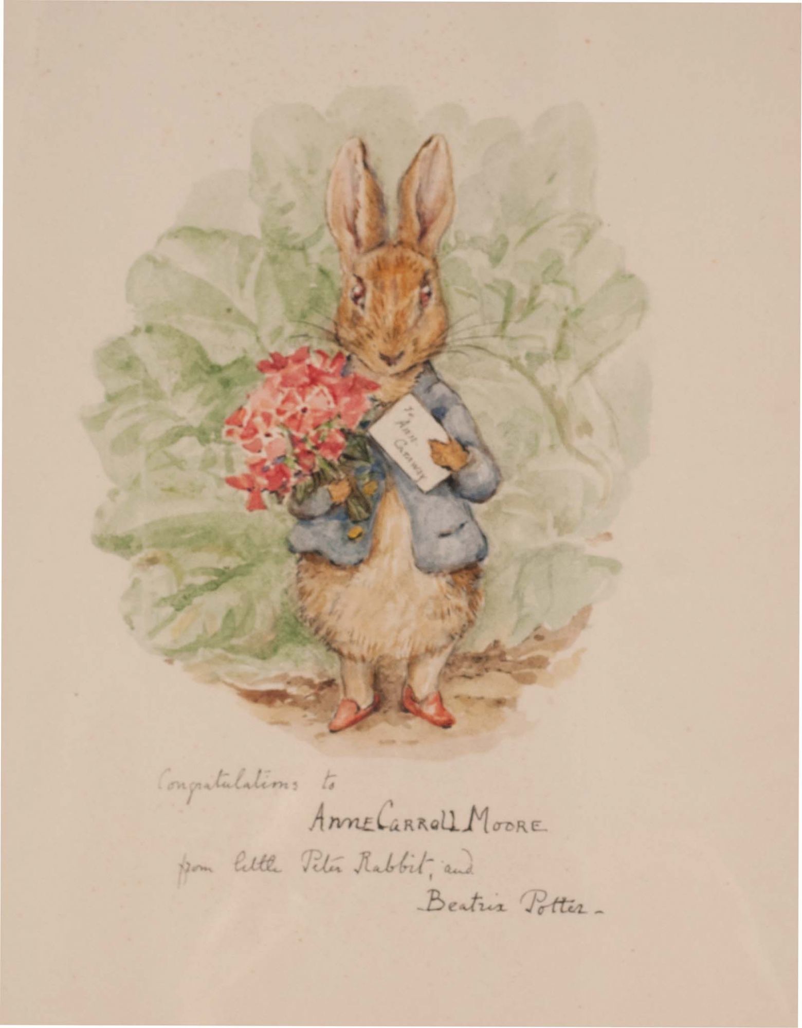 BIBLIO | ORIGINAL ART: PETER RABBIT by POTTER, BEATRIX