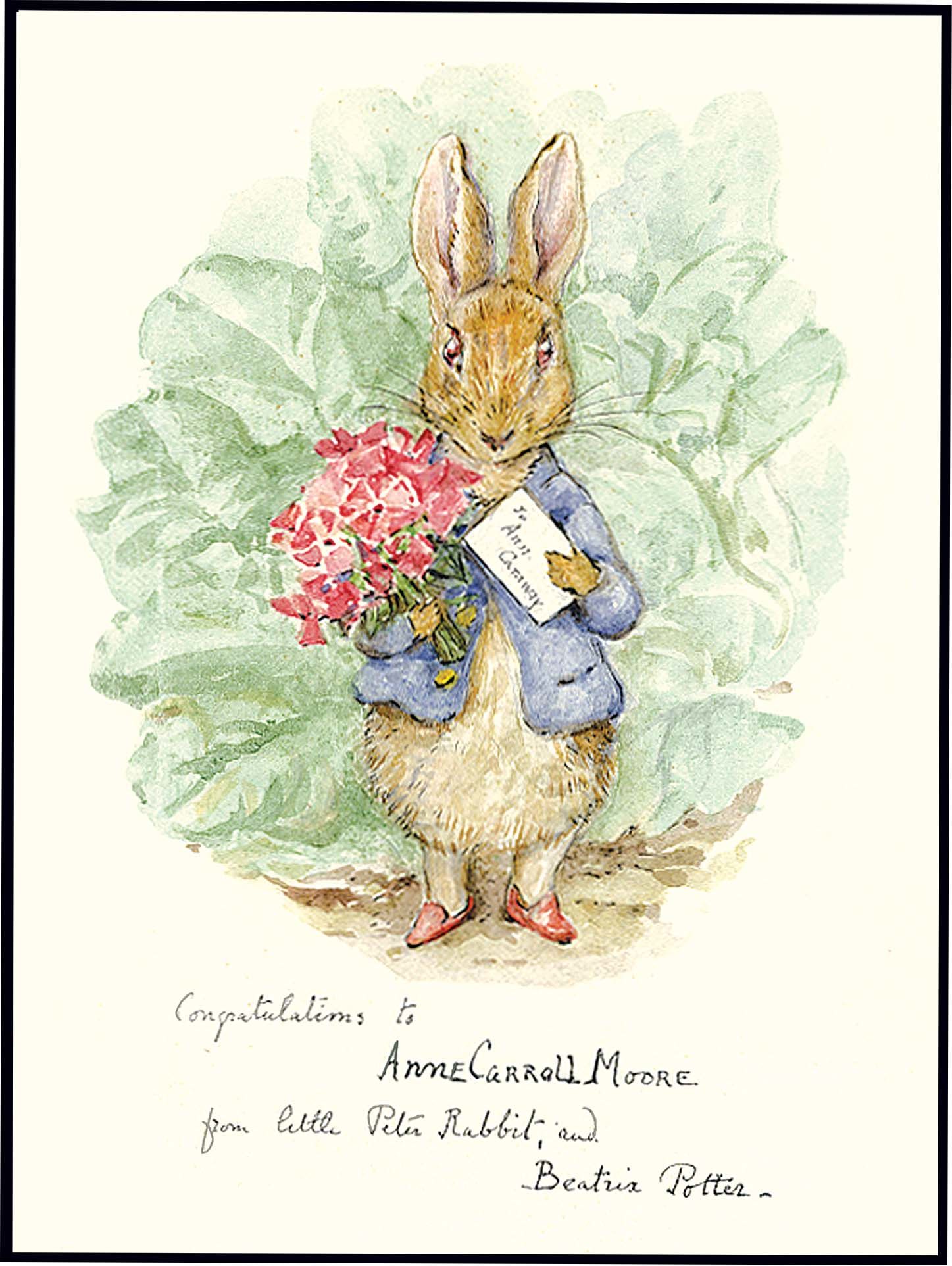 BIBLIO | ORIGINAL ART: PETER RABBIT by POTTER, BEATRIX