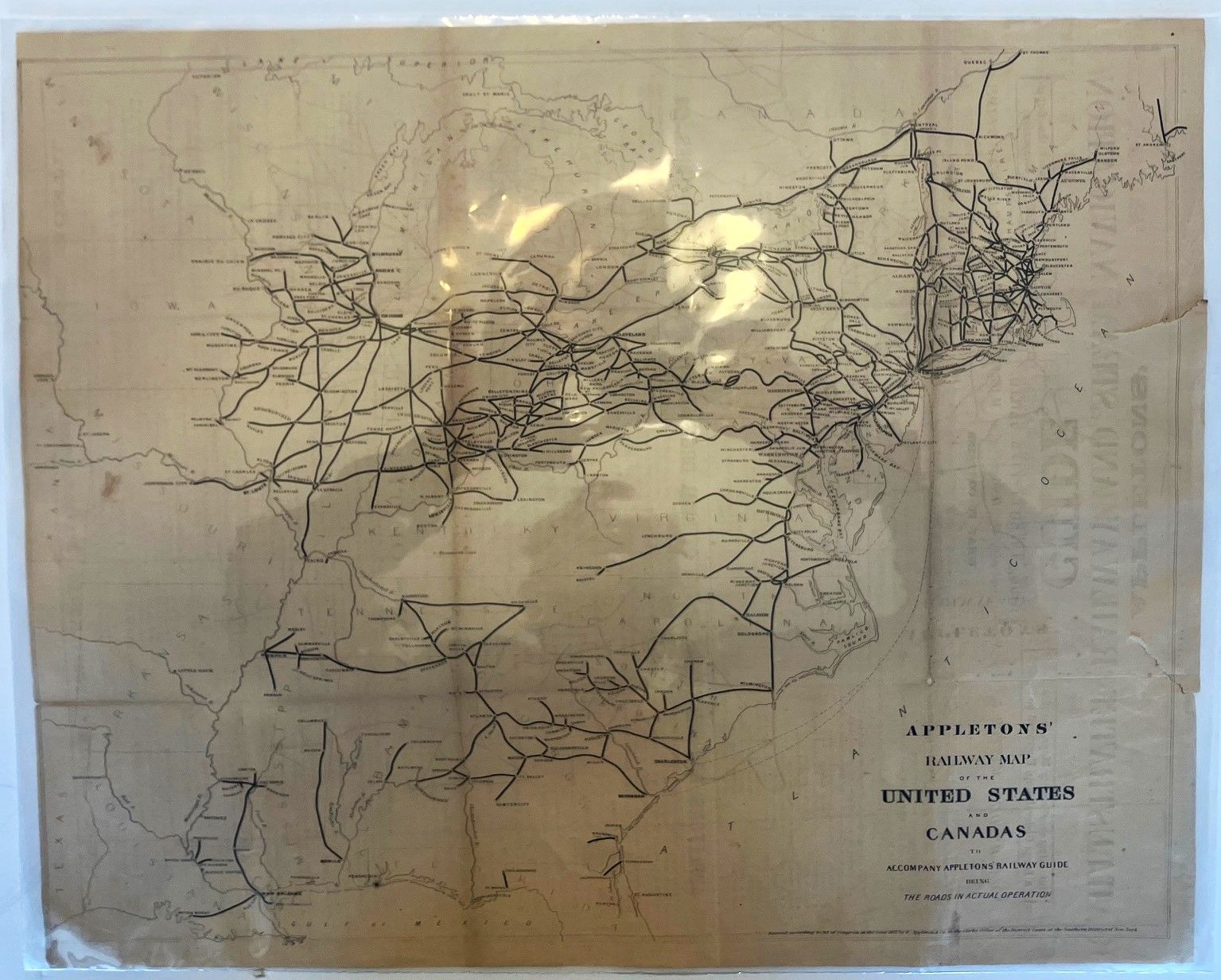 APPLETONS' RAILWAY & STEAM NAVIGATION GUIDE, For the United States and ...